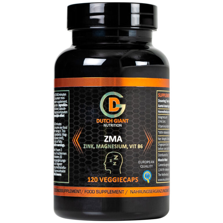 Dutch Giant ZMA: Zinc & Magnesium + B6 (120 caps voor 30 dagen) - Dutch ...